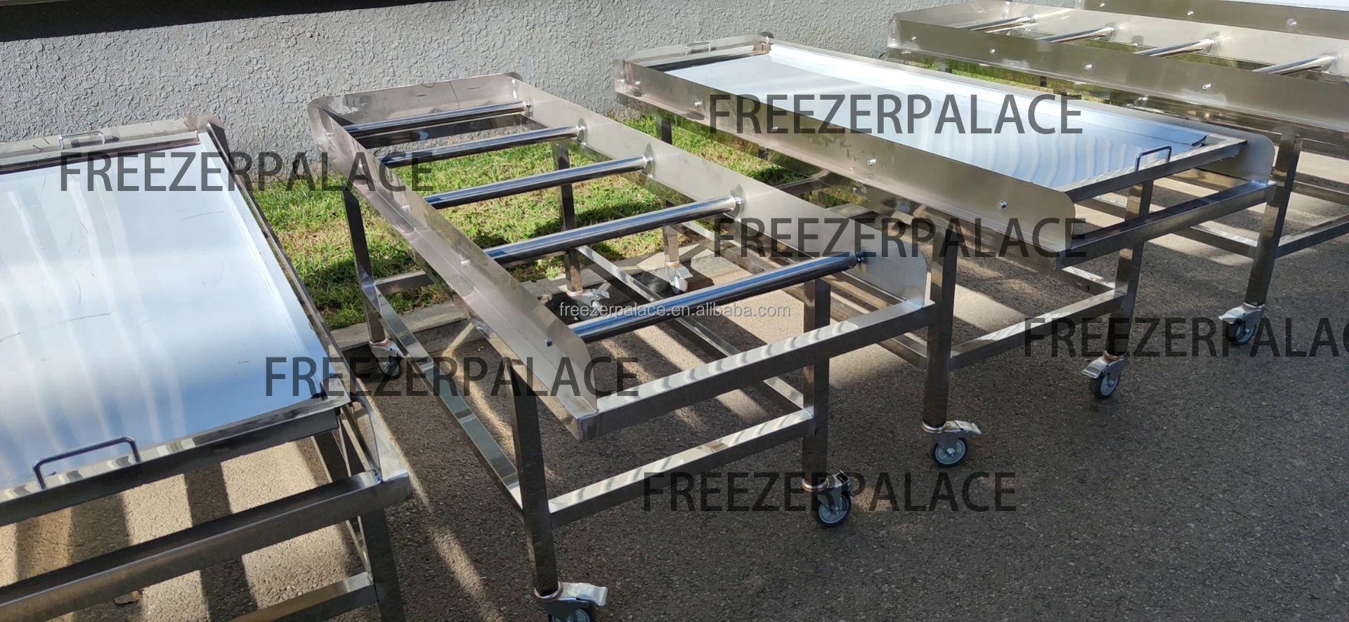 SYSMEDPALACE Funeral Morgue Transport Equipment - 150kg Capacity