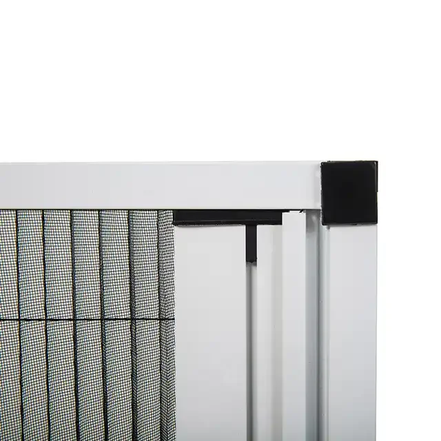Pleated Screen Mesh Door Window Mosquito Bug Screen Sliding Retractable ...