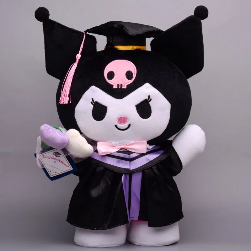 Graduation Sanrio Plush Kuromi Cute Cartoon Pattern Stuffed Animals ...