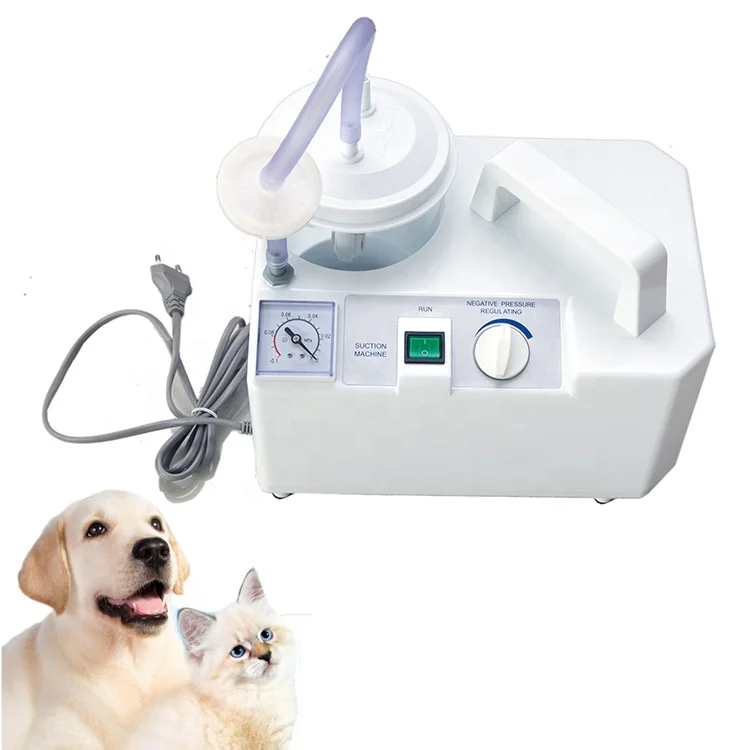 Medical Portable Phlegm Vacuum Suction Pump Unit Vet Suction Machine