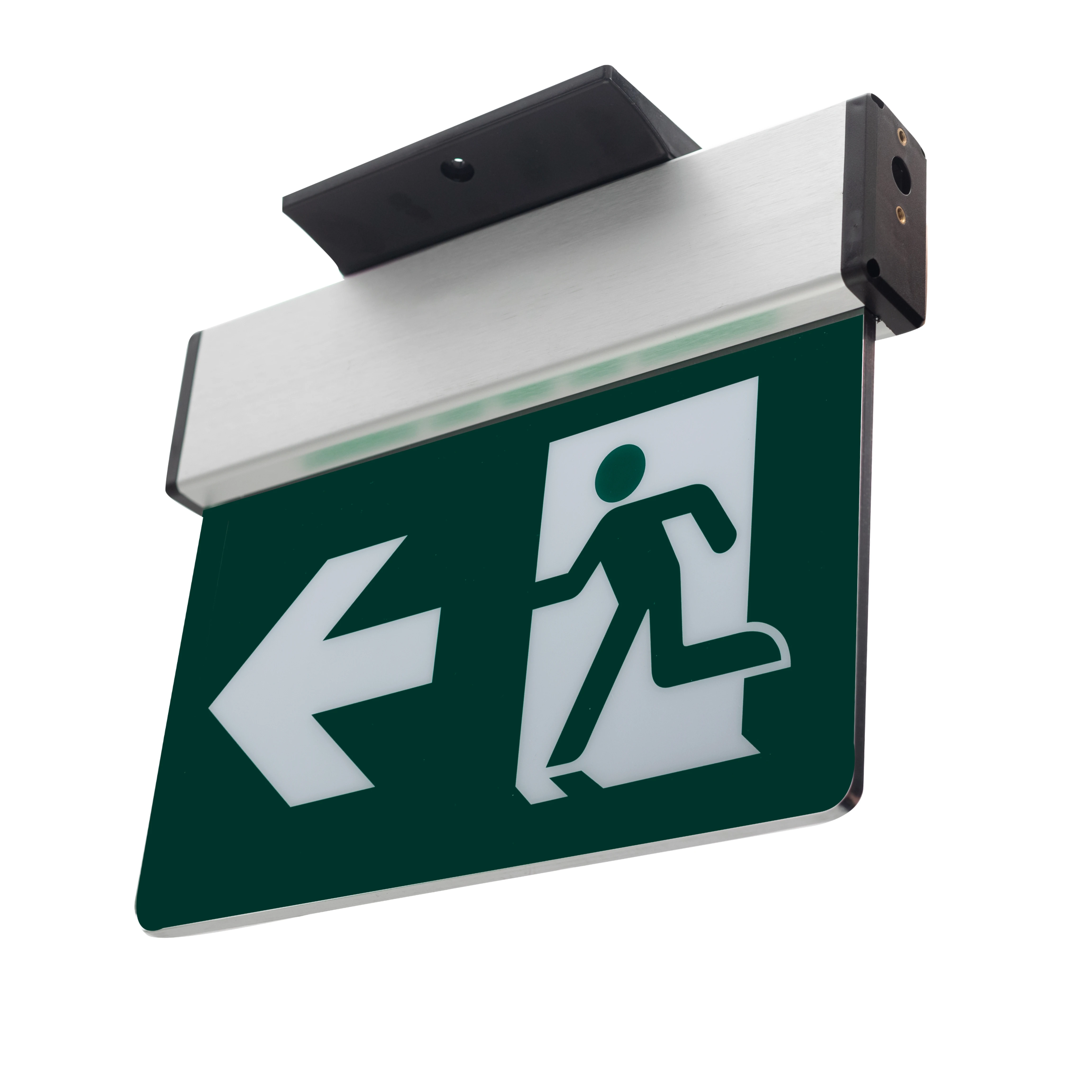 Surface Mounted Rechargeable Edge-lit Aluminum Acrylic Fire Emergency ...