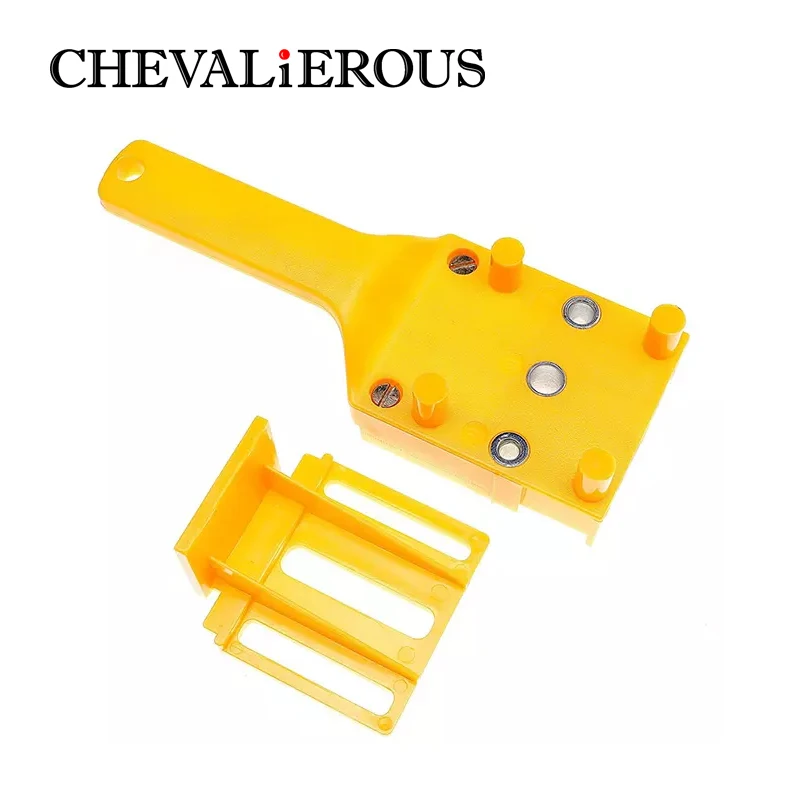 CHEVALiEROUS-6/8/10mm Woodworking Vertical Positioner Straight Hole ...