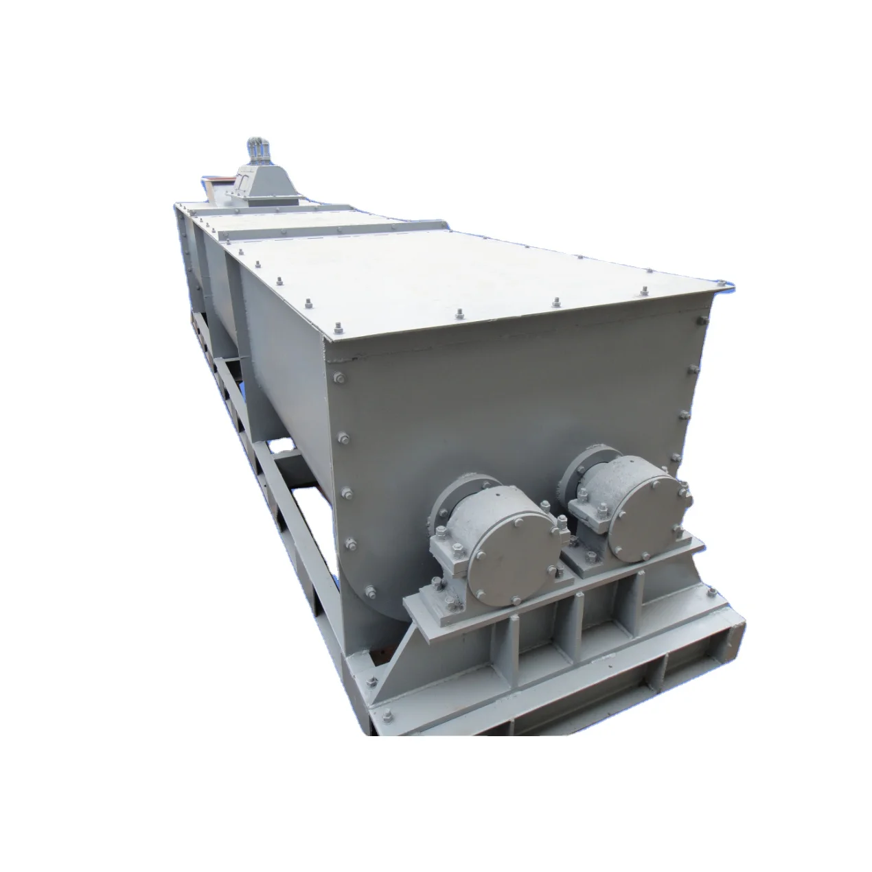 Double Shaft Flour Mixer Compound Fertilizer Plant Double Shafts Mixing ...