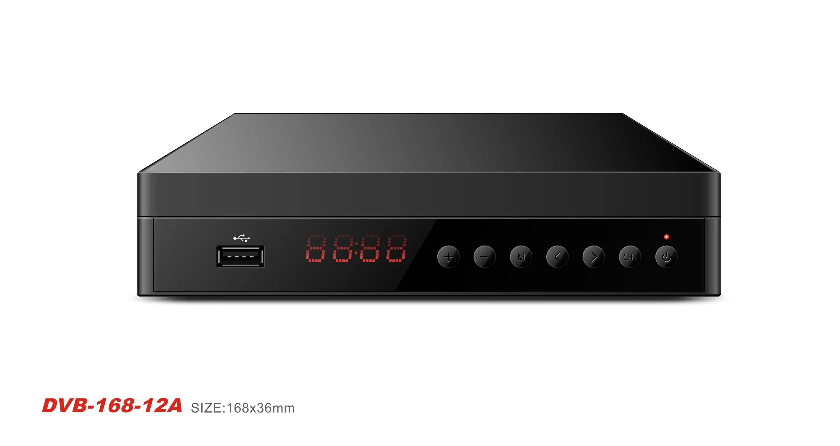 Antenna Tdt Receiver Digital Terrestrial Tv Tuner Dvb-t2 H.264 Free To ...