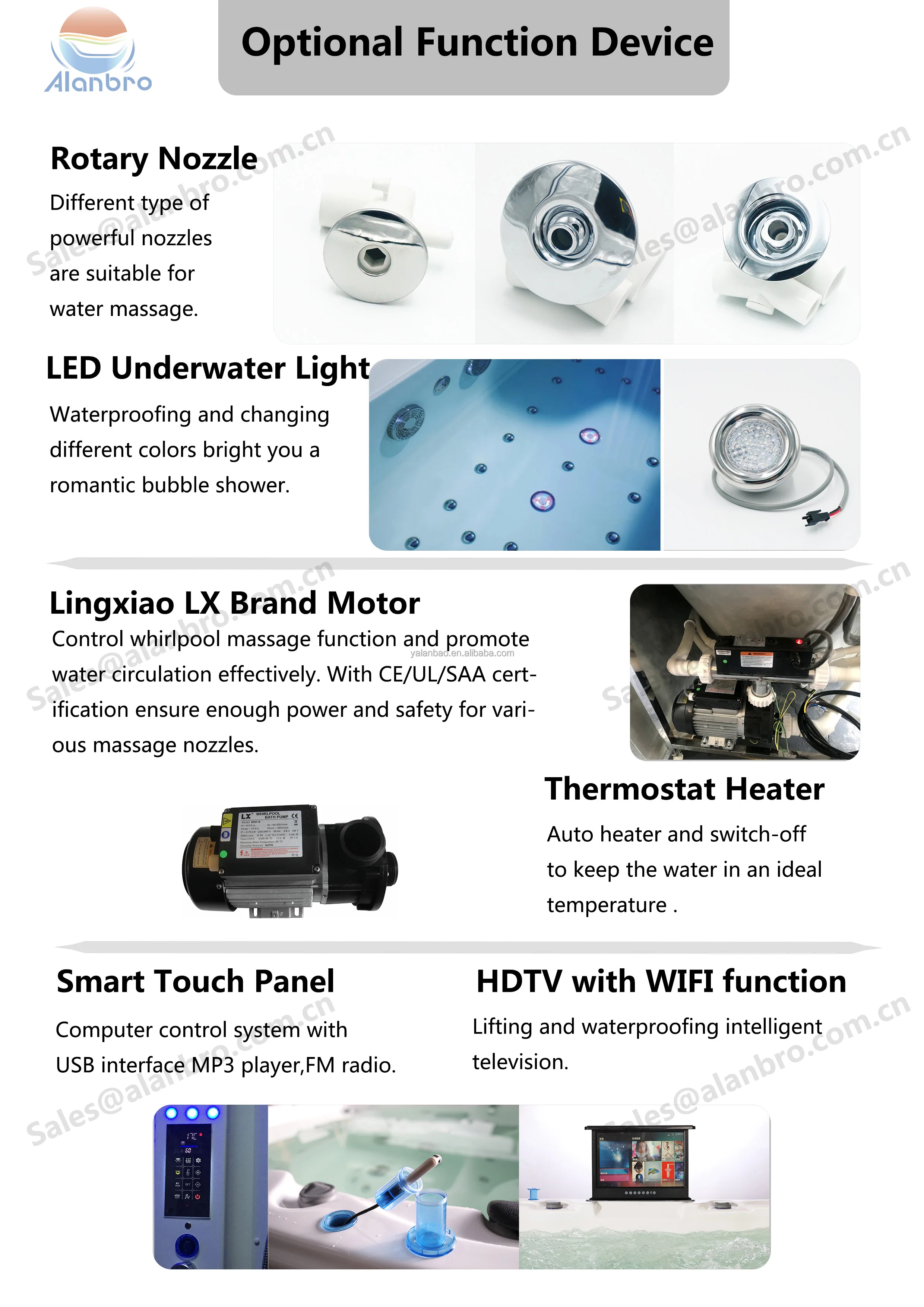 6 Person Deluxe Balboa System America Acrylic Hot Tub