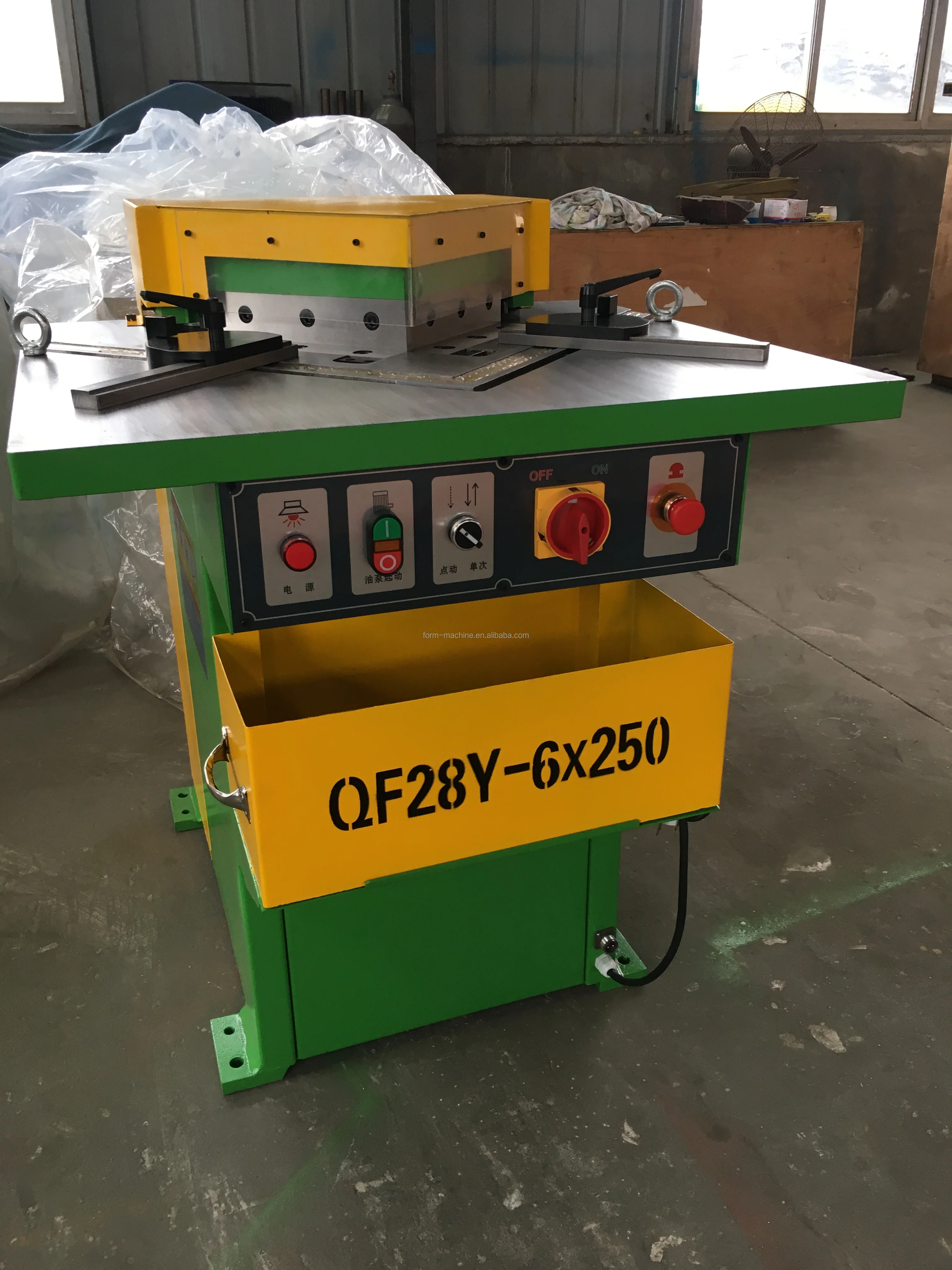 Sheet Metal Cutting Fabrication Machine By Hydraulic Angle Profile ...