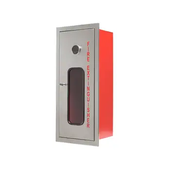 Bs5041 British Recessed Mounted Fire Extinguisher Cabinet Single Door ...