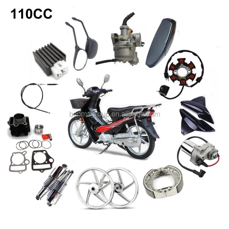 50mm 4-Stroke 110cc Motorcycle Engine Spare Parts C100 Kit