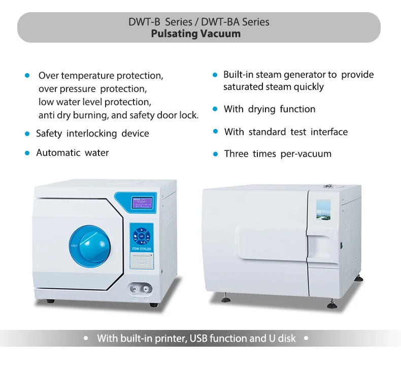 DWT-B Series Autoclave Sterilizers - Reliable & Efficient