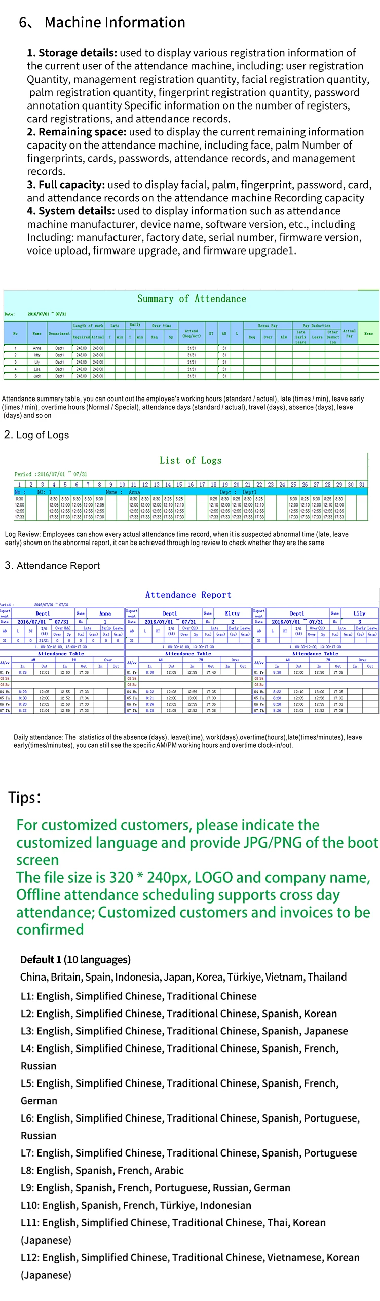 F10-2SK Facial Recognition & Finger Print Time Attendance