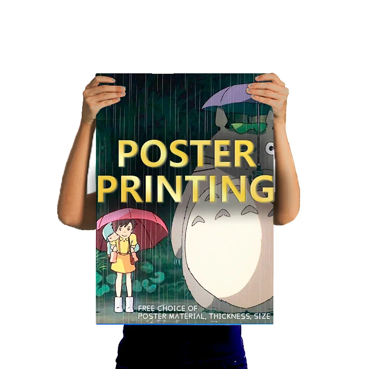 High Quality Free Sample Custom A0 A1 A2 A3 A4 A5 Paper Poster Printing ...