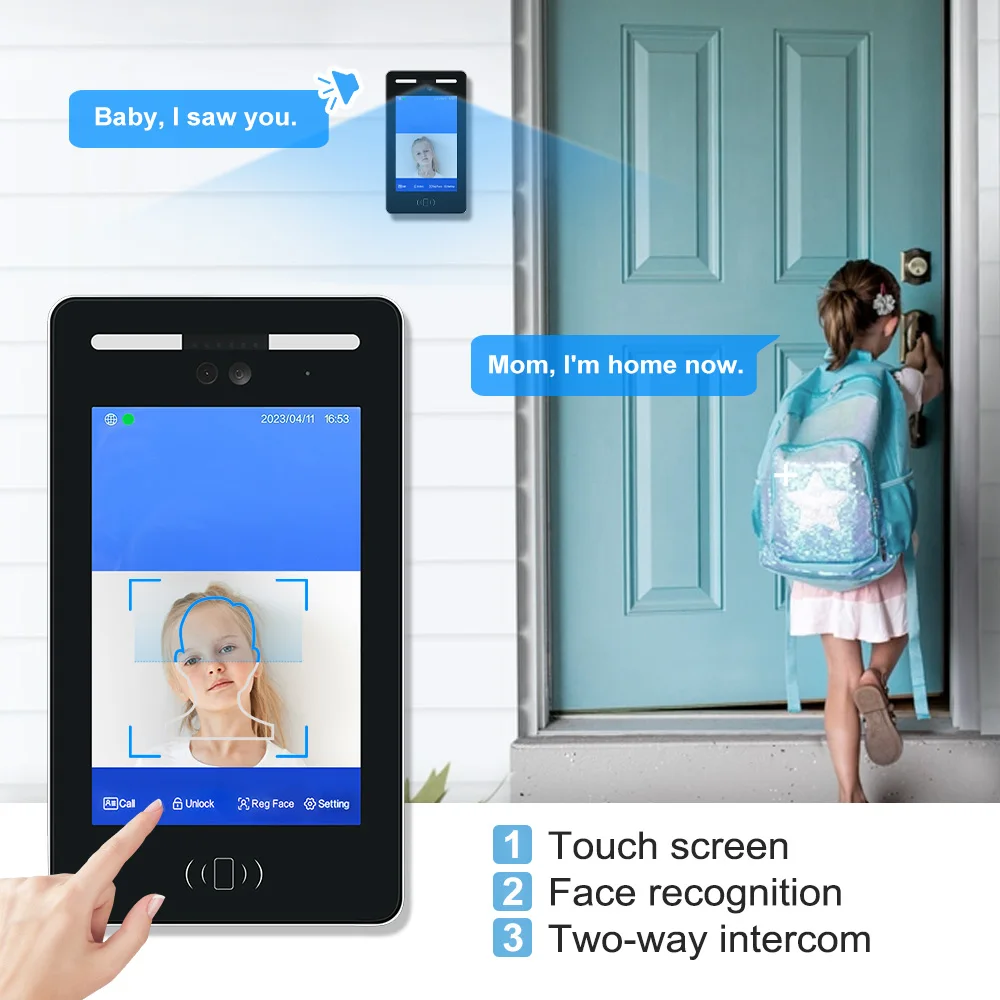Face Recognition Video Door Phone Intercom System for Multi Apartments ...