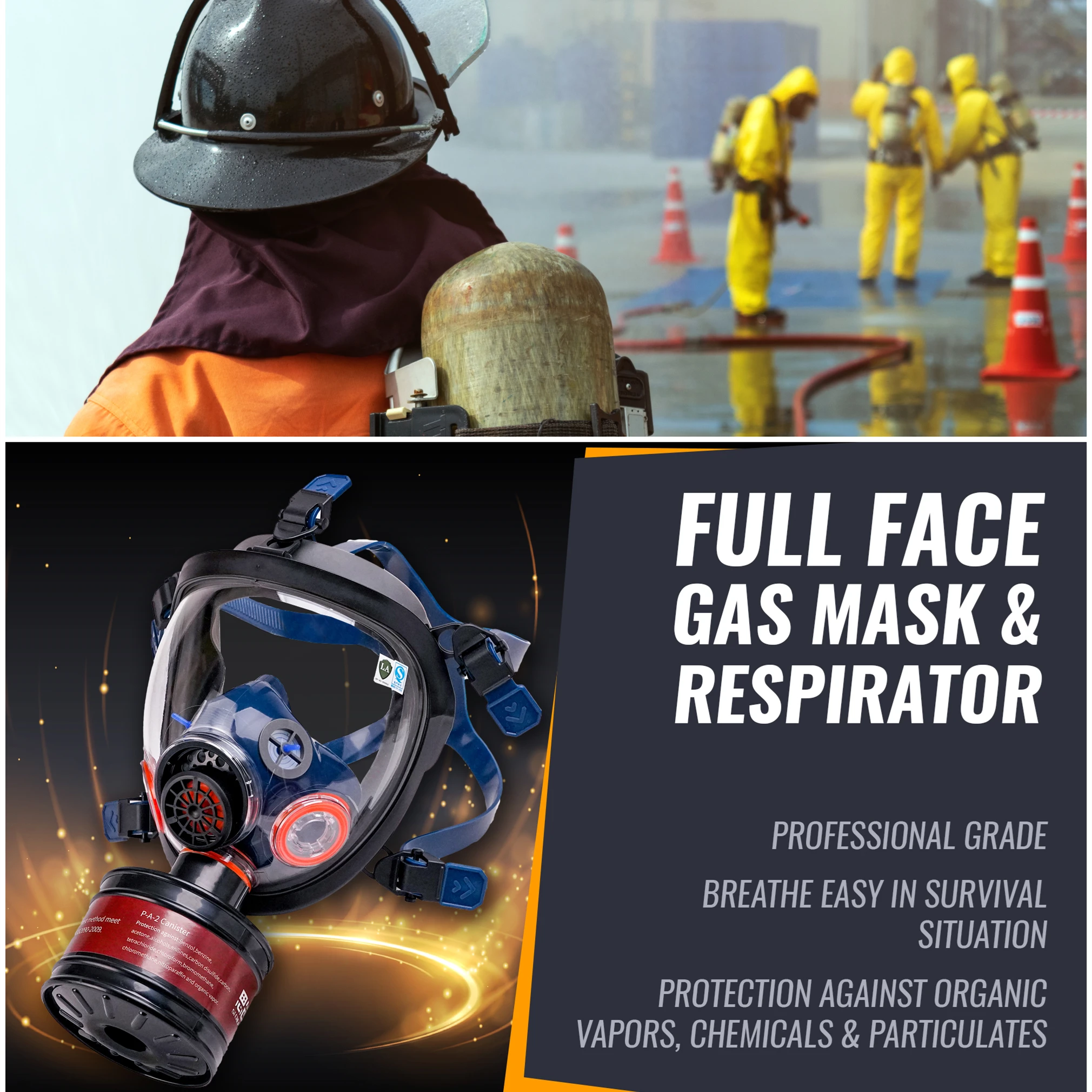 Full Face Mask Respirator - Safety & Protection for 20 Years