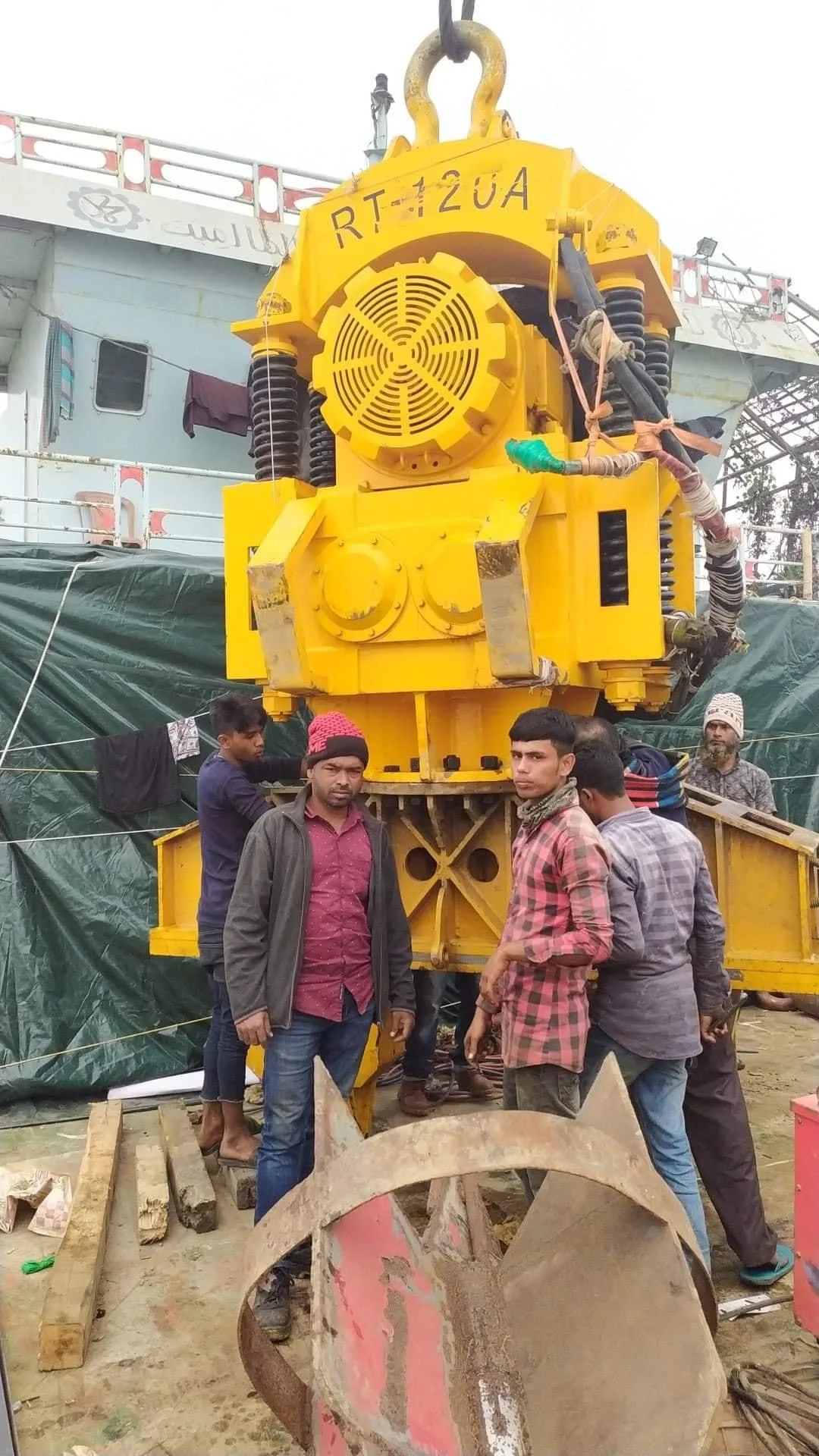 REALTOP Vibro Hammer RT-120A Crane Type Electric Vibratory Pile Hammer ...
