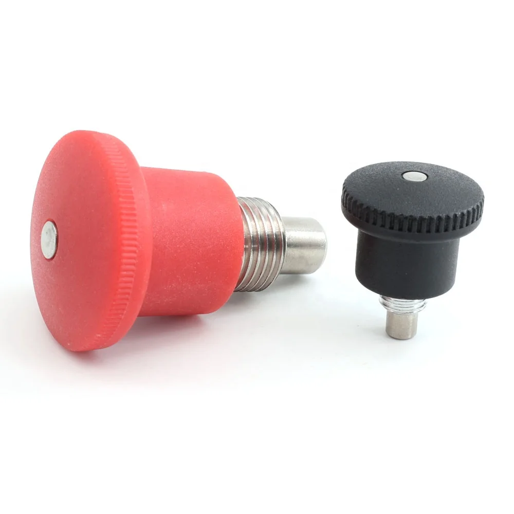M6 M8 M10 M20 Flat Ring Pull Spring Loaded Lever Touch Index Plungers ...