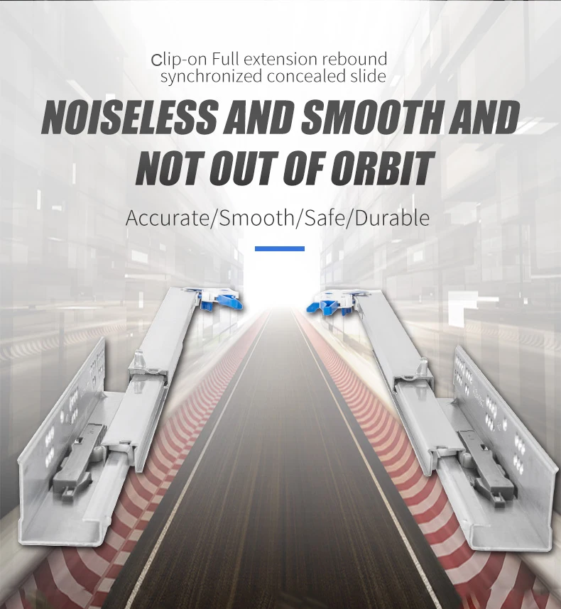 UNIHOPPER Synchronized Sliding Concealed Drawer Slider