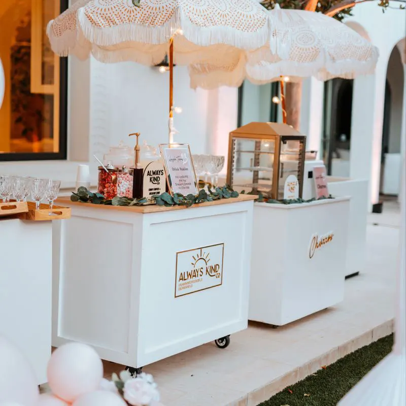 Alibaba.com: Custom Wooden Candy Cart Vending Trolley with Wheels, Food ...