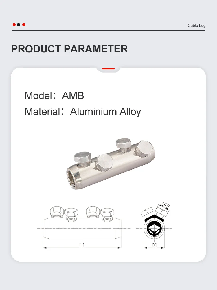 Mechanical Screw Type Cable Joint Terminal Lug Connectors for Copper ...