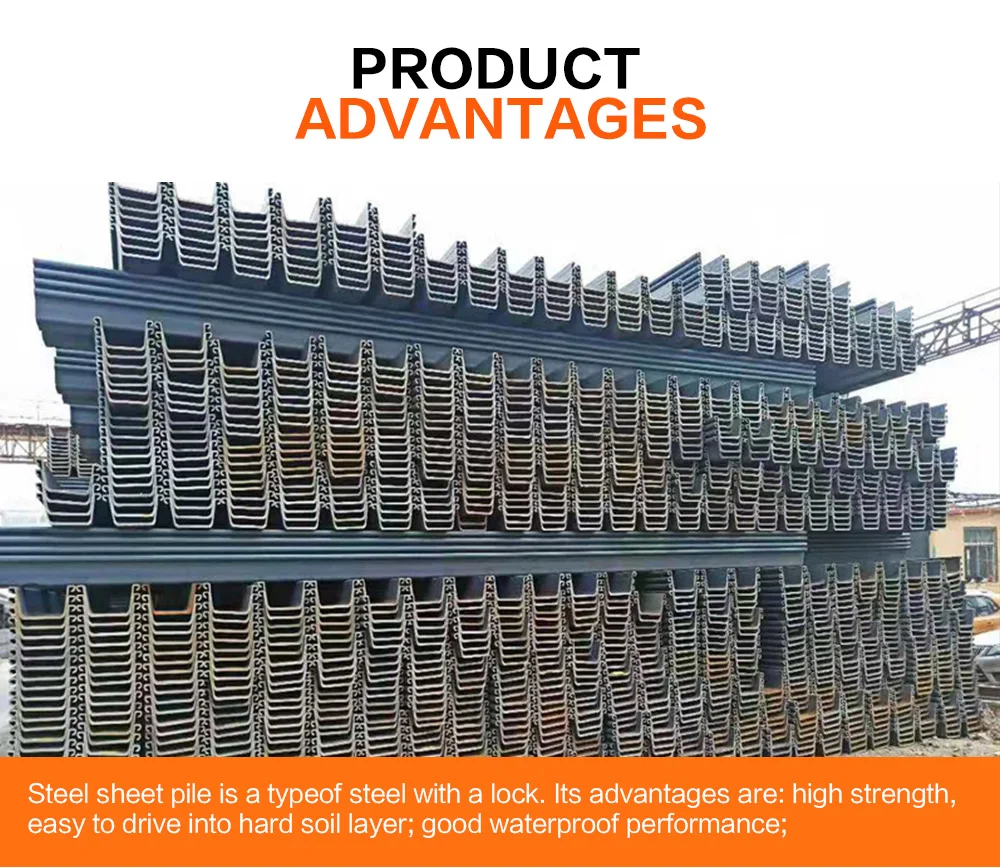 Single Steel Corner Sheet Pile - Buy Used U Steel Sheet Pile,Single ...