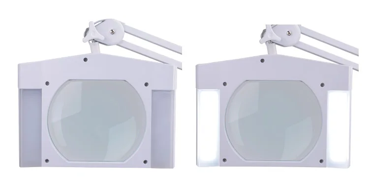 5X Adjustable Loupe Magnifier LED Lens Glass Magnifying Lamp