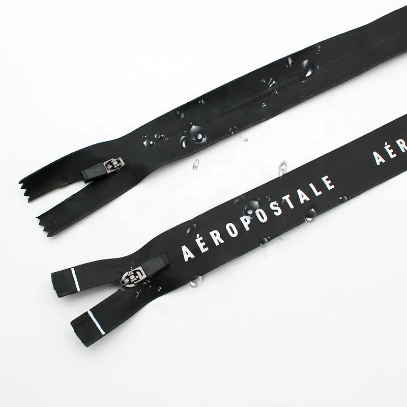 Oem Available No 5 Pu Waterproof Coating Nylon Zipper Tape Pouch ...