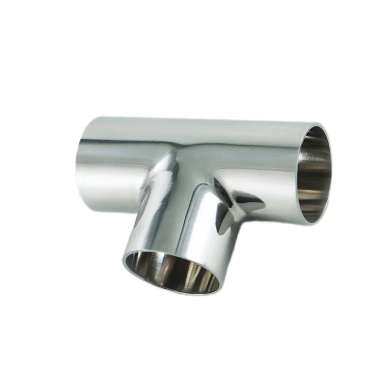 304 316 Stainless Steel Welded Tee Equal T-shape Flow Dividers External ...