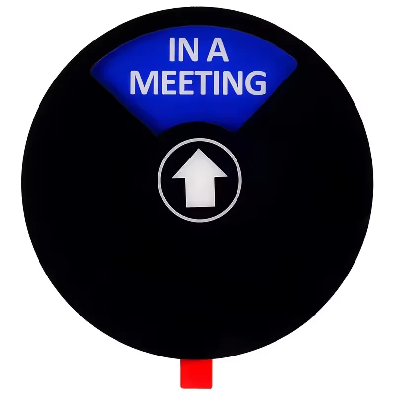 Do Not Disturb In A Meeting Out Of Office Please Knock Sign 4 Options ...