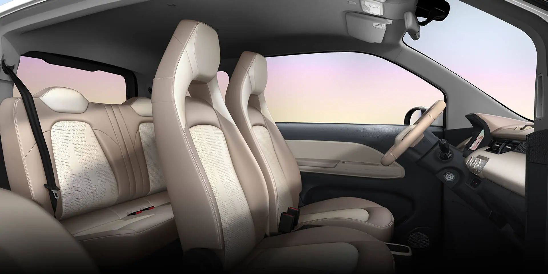 Chery Mini Electric Car Qq Cream With 4 Seats New Small Ev Vehicle For Adults Eco-friendly And ...