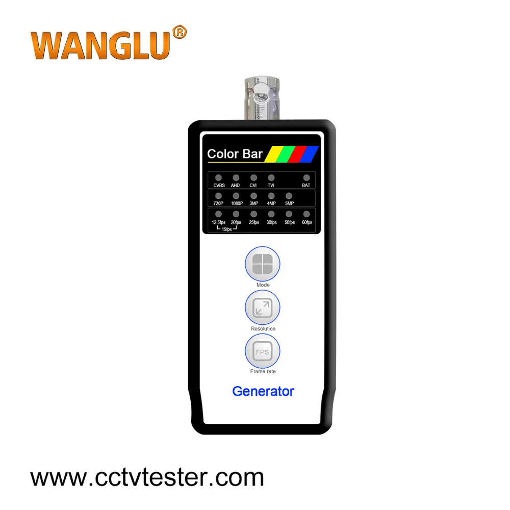 CVI/TVI/AHD/CVBS Color bar signal Generator with Monitor/Cable/line ...