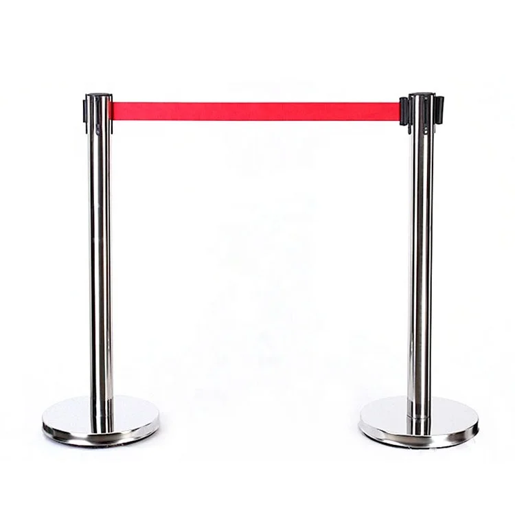 Folding Hotel Railing Crowd Control Barrier Stanchion Retractable ...