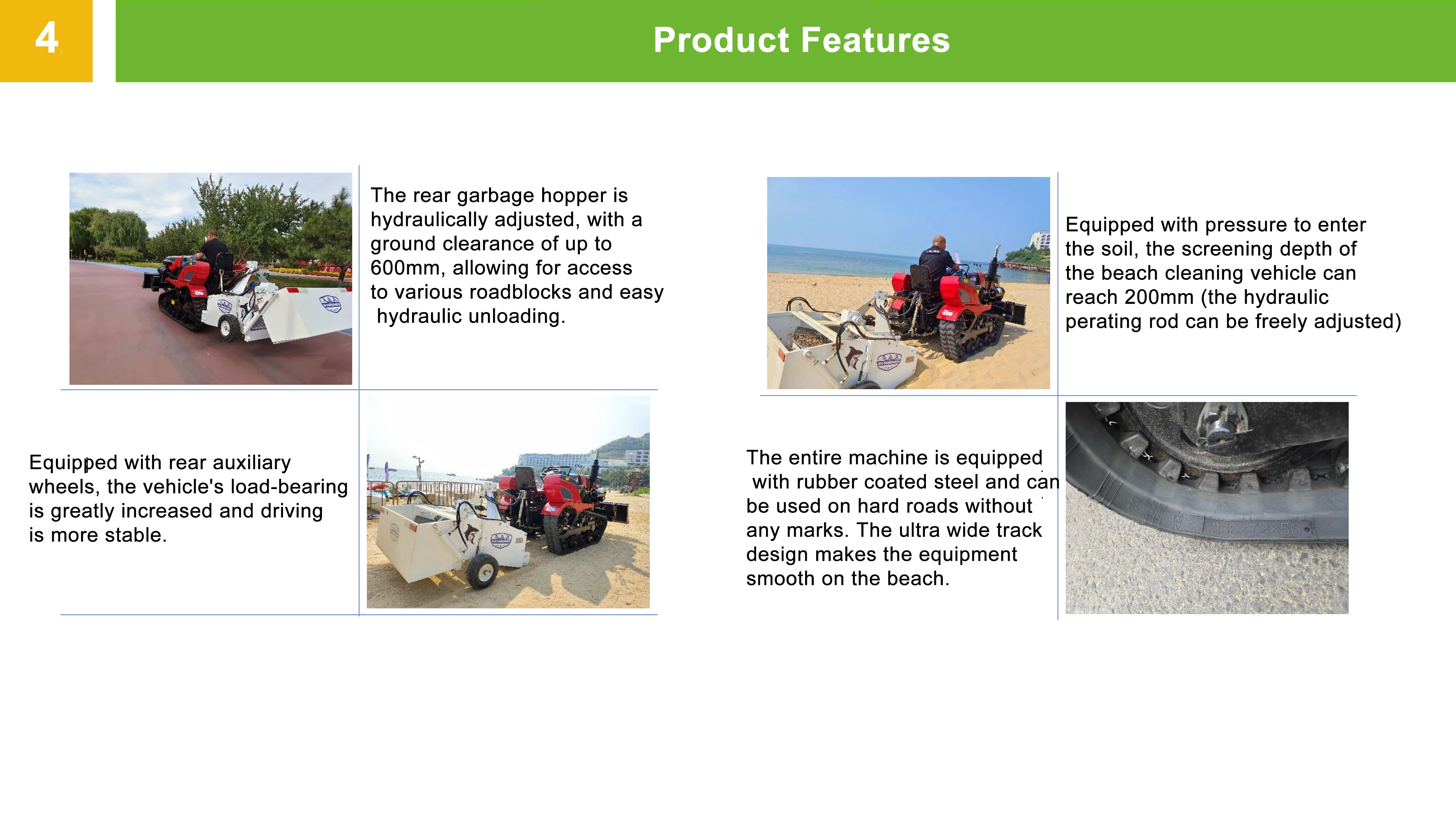 Efficient Tractor-Mounted Vibrating Screen Hydraulically Controlled ...
