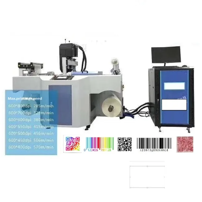 CMYK Printing Machine for Label Barcode QR Code Inkjet Printer