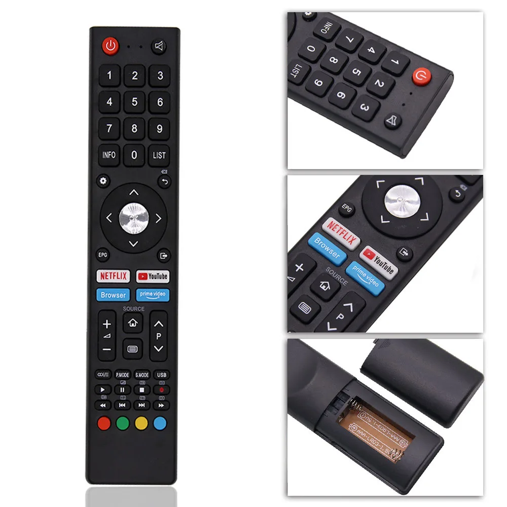 New GCBLTV02BDBIR Smart TV Remote Control for CHIQ Smart TV U55H7A ...