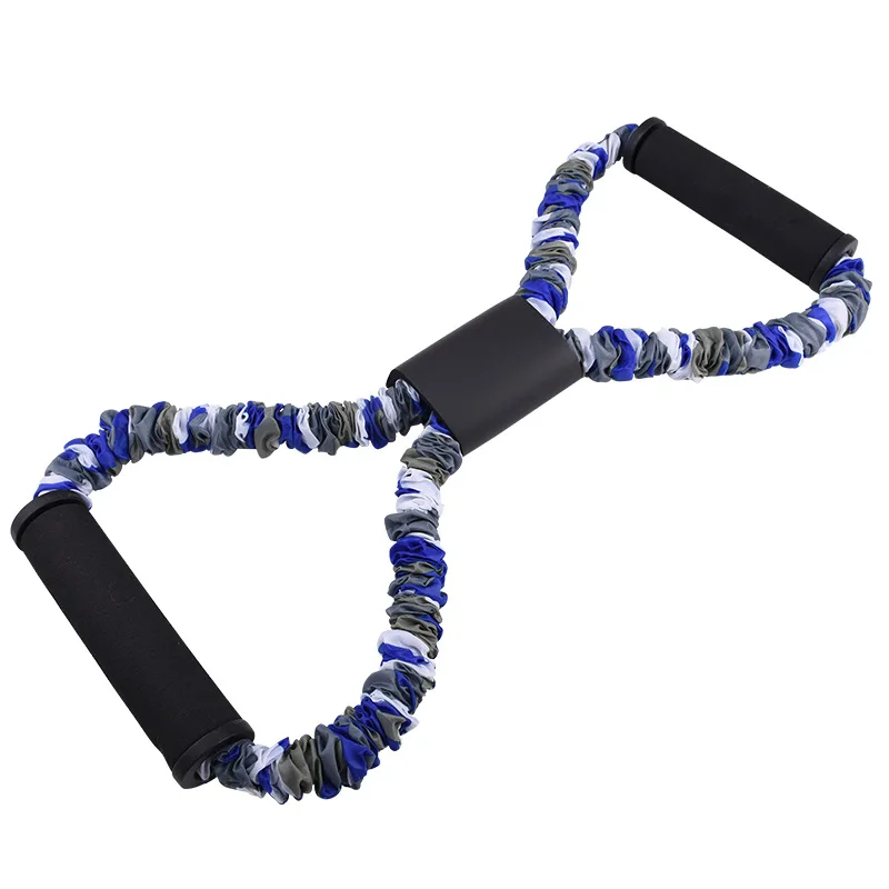 Figure 8 Shape Elastic Rubber Resistance Band Chest Expander Tube Band ...