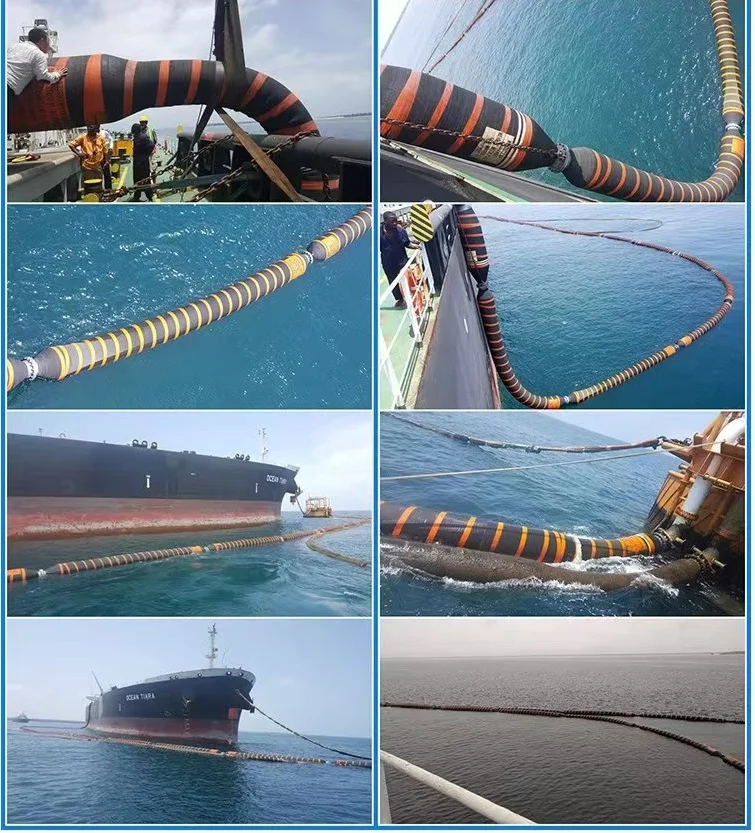 DIN 500 20 Inch NBR +EPDM Large Diameter Rubber Floating Hose with ...