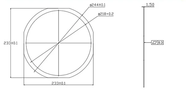 Customized Crystal Ring Wafer Frame Cutting Ring Stainless Steel Iron ...