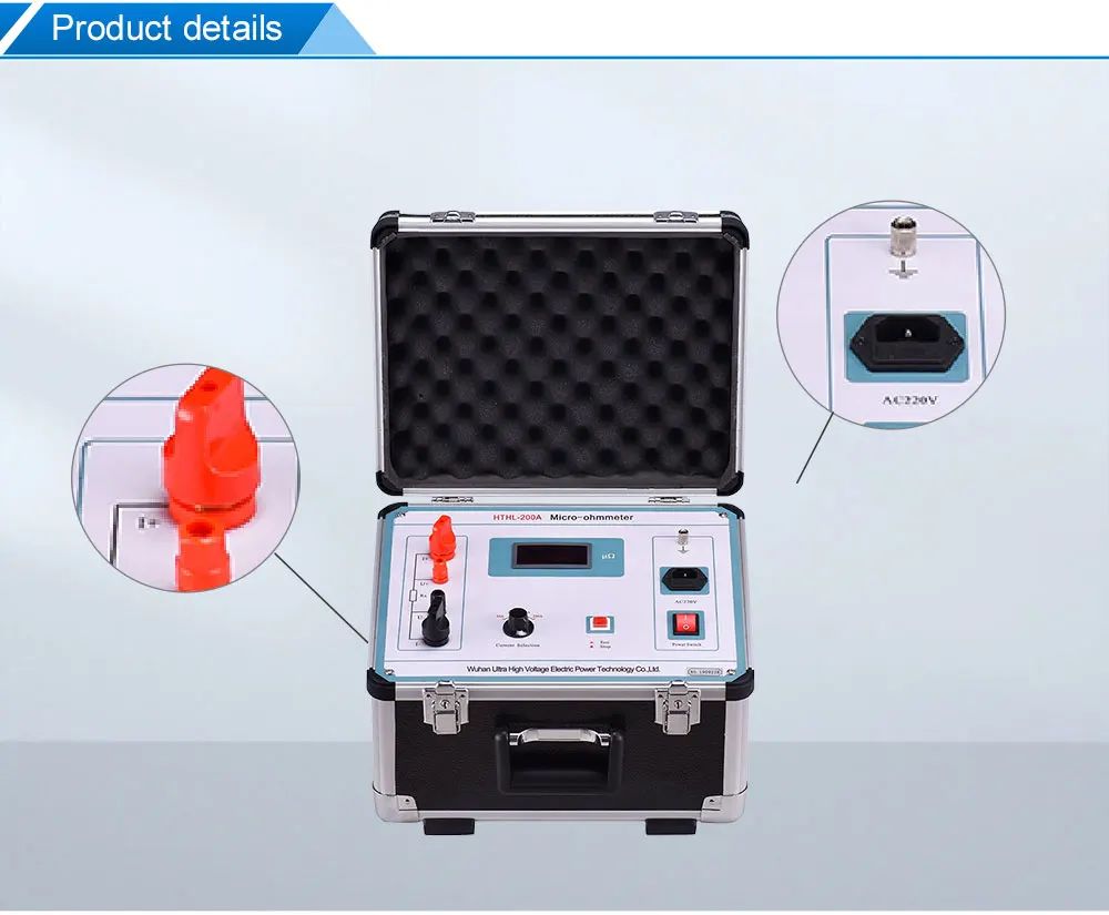 Uhv-h200a Contact Resistance Measurement Kit Conductive Loop Resistance ...