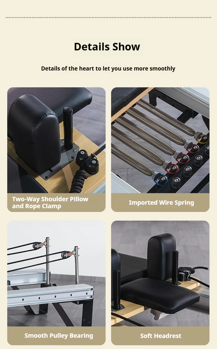 High Quality Adjustable Aluminium Pilates Reformer Tower Gym Fitness ...
