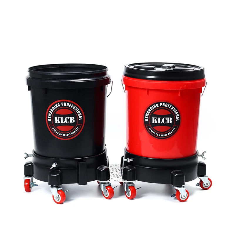Klcb Two Buckets Car Wash Buckets Pulley Sand And Gravel Isolation Nets ...