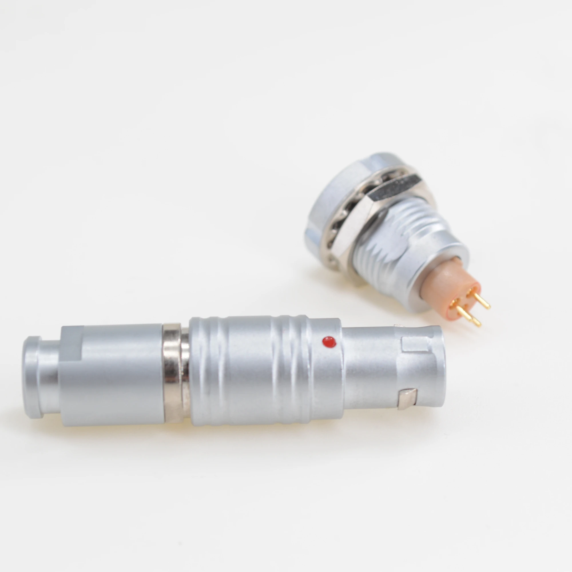 Electrical Waterproof Circular Self Locking Push Pull Connector 0b 1b ...