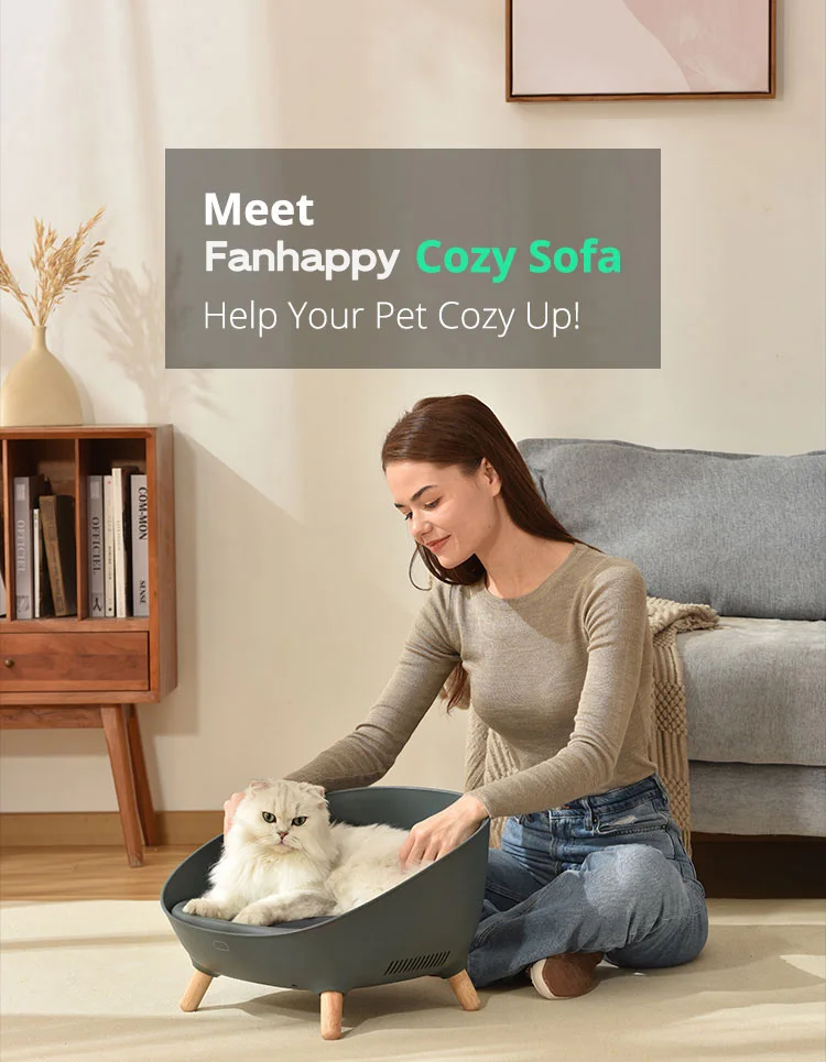 Luxury Indoor Pet Sofa Bed For Cat Small Dogs Claming Circle Bed Self ...