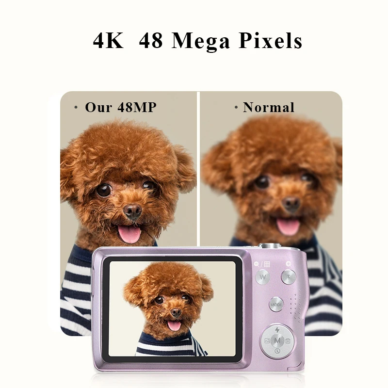 8x Zoom 48MP Camera - Compact Digital Photo Shooting