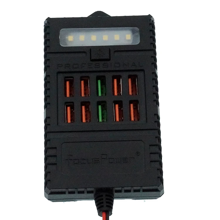 Shanpin Universal 12v/24v 3.1a 10 Ports Multi-port Clip Charger Usb Hub ...