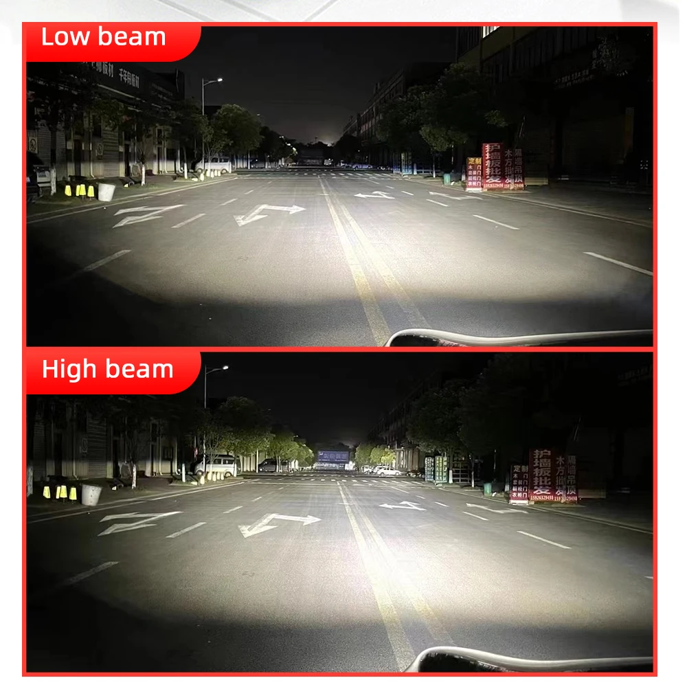 Ake 3" Non-destructive Installation Bi Led Projector Headlights ...