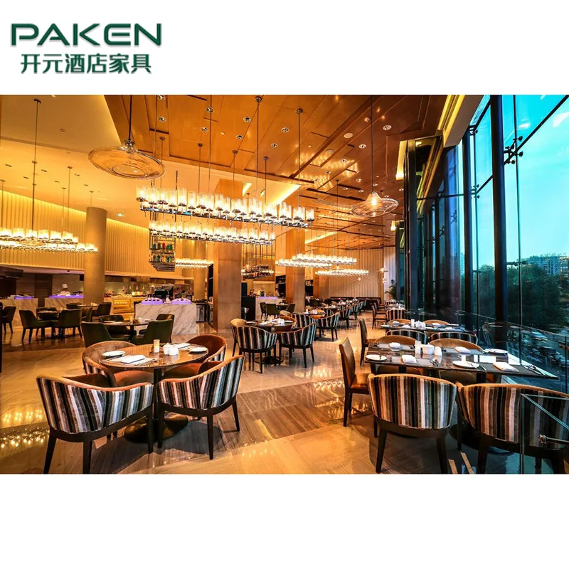 Luxury 5 Star Hotel Design Restaurant Set Cafe Table And Chairs Custom ...