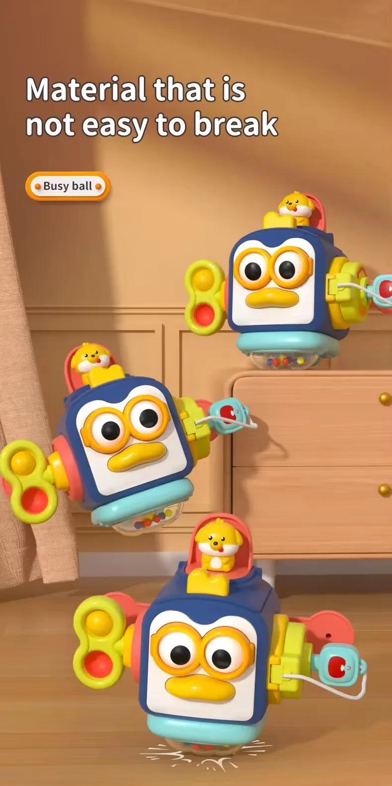 Infant Sensory Activity Puzzle Hand Catch Balls Early Educational ...