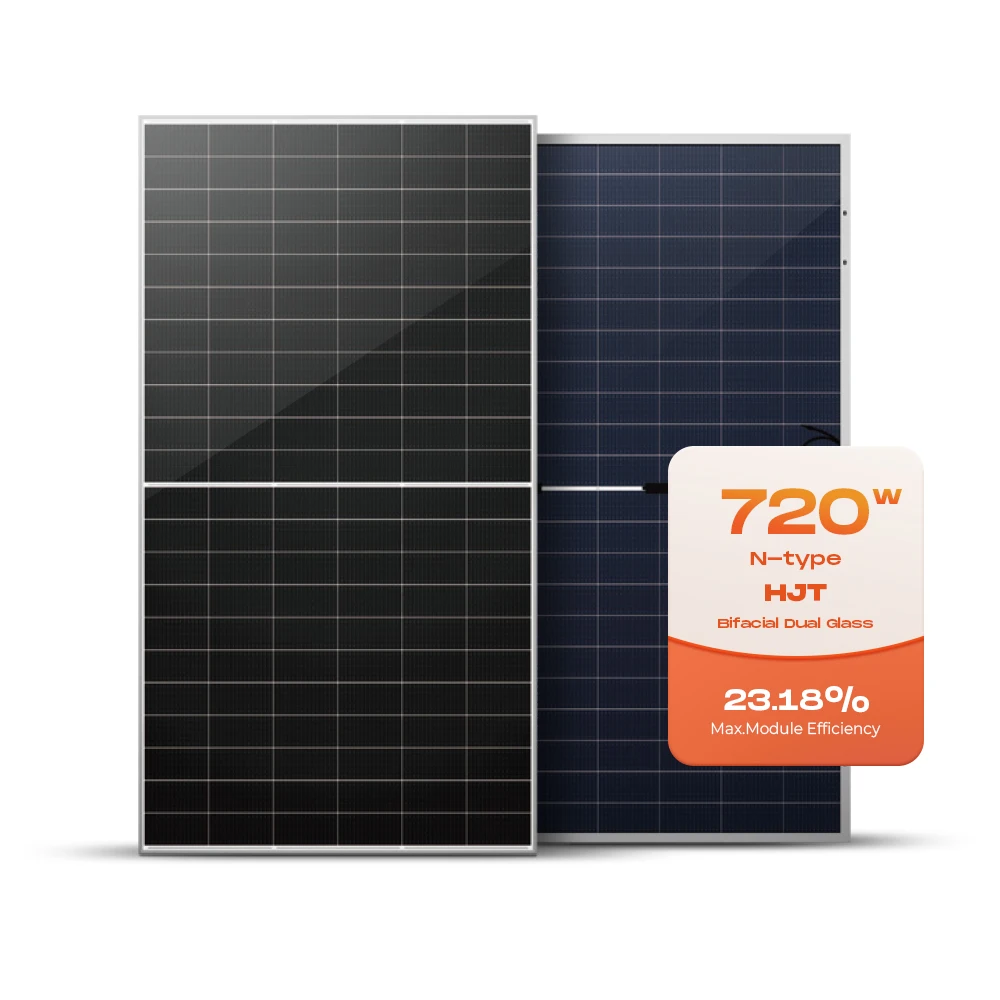 Oem Complete Kit Photovoltaic Panels 710w 715w 720w Monocrystalline Silicon Hjt Solar Panel ...