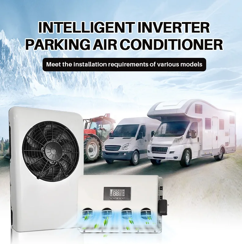 Electric Ac Unit Aire Acondicionado De 12v Minivan Truck Construction ...