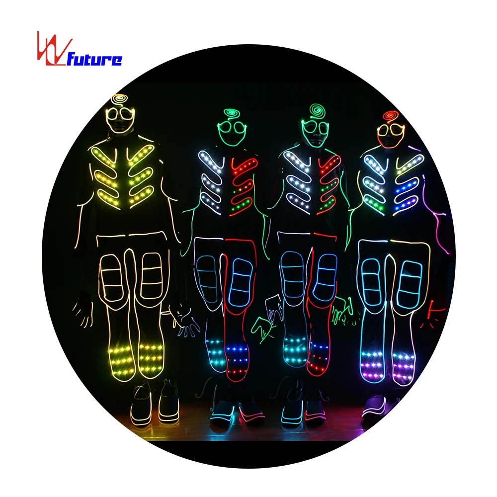 Dmx Tron Dance Costume,Synchronous Led Tron Costume - Buy Led Light ...