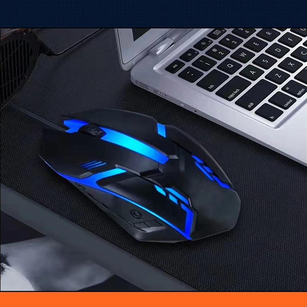 Usb Wired Gaming Mouse 1600 Dpi 3 Buttons Computer Office Optical Mice ...